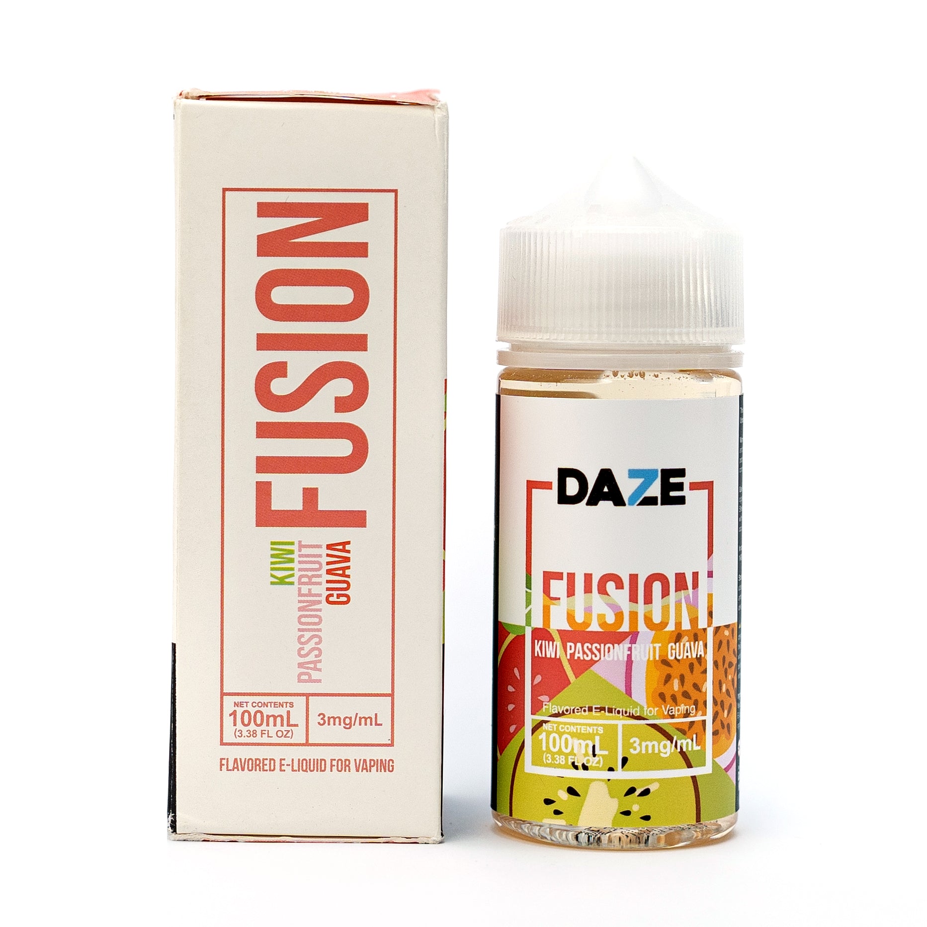 Kiwi Passionfruit Guava Iced - 7 Daze Fusion 100 ml | Best Price in Pakistan – VapeMall